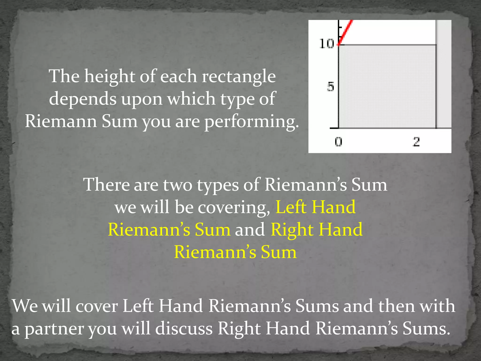 Riemann's Sum | PPTX