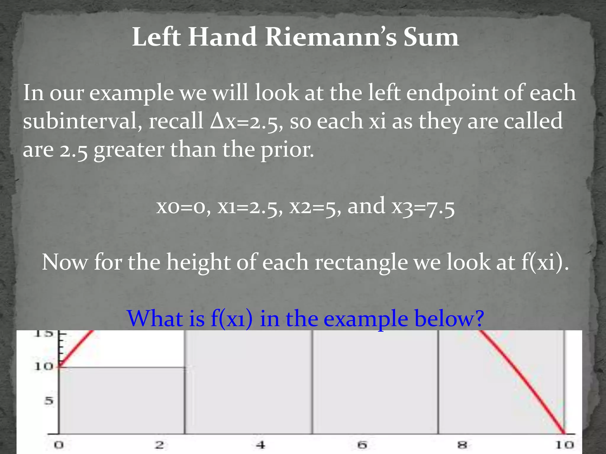 Riemann's Sum | PPTX
