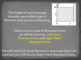 Riemann's Sum | PPTX
