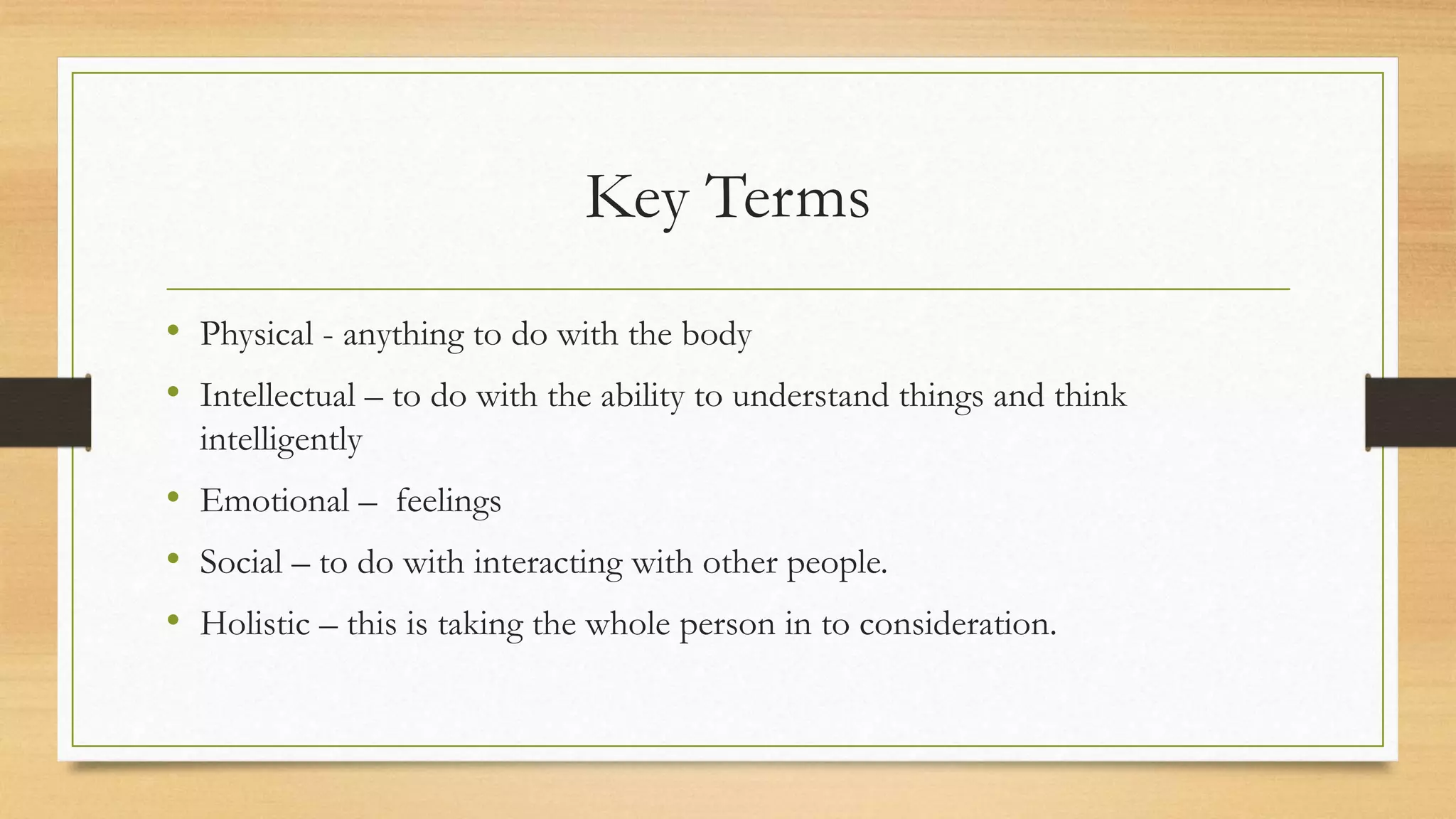 Introduction to Healthy Living | PPTX