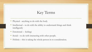 Introduction to Healthy Living | PPTX