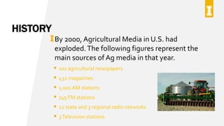 History of Agricultural Communications | PPTX