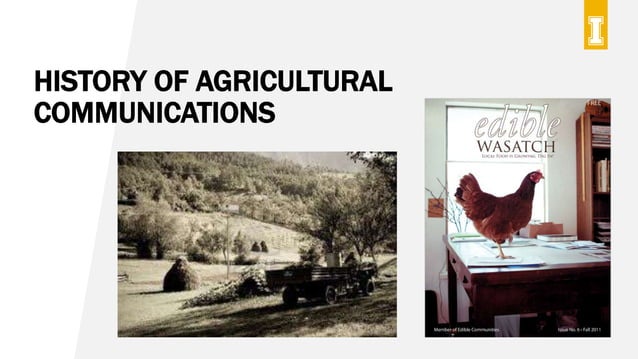 History of Agricultural Communications | PPTX | Agriculture | Industries