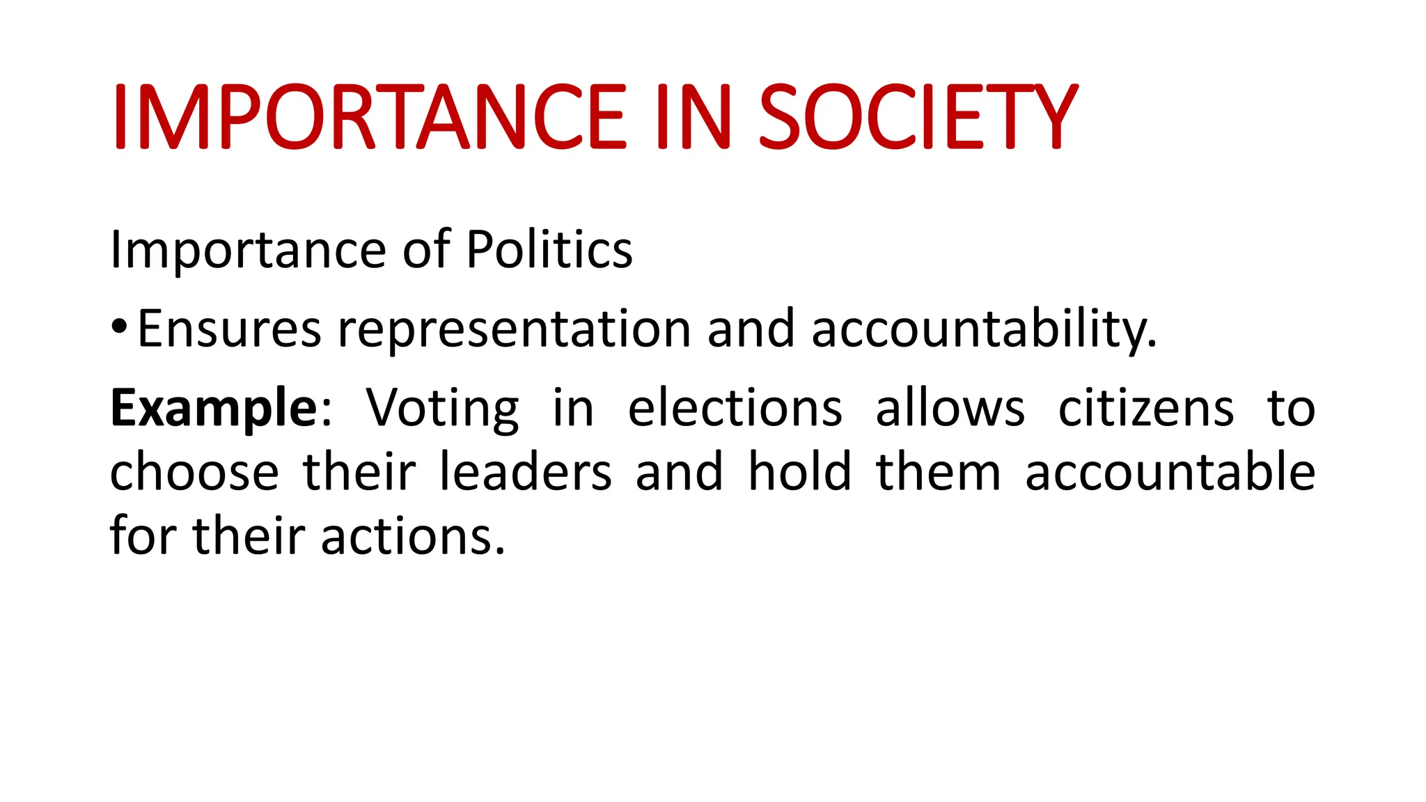 meaning of politics, government and governance | PPTX