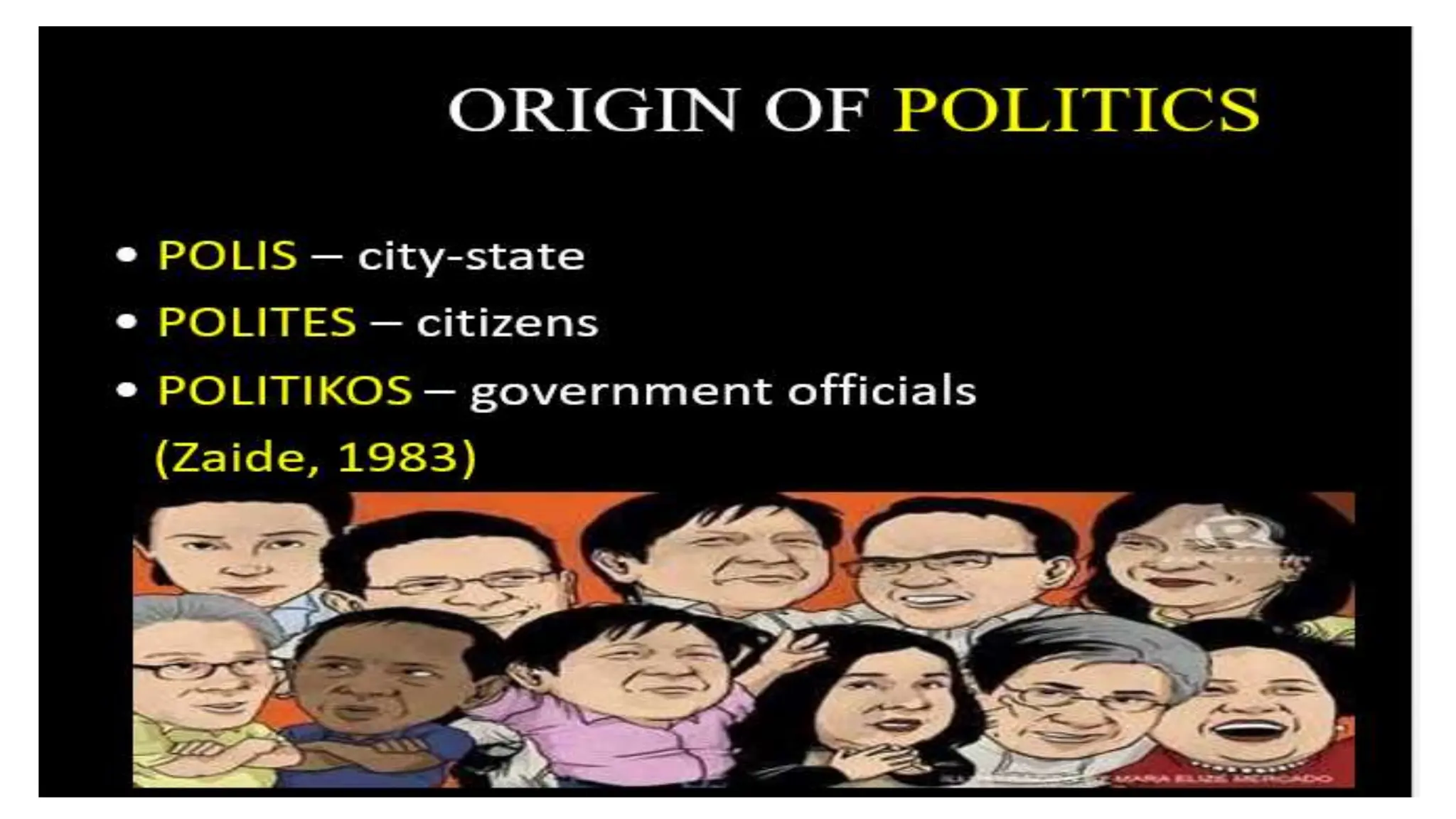 meaning of politics, government and governance | PPTX