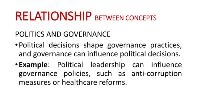 meaning of politics, government and governance | PPTX | Civic affairs ...