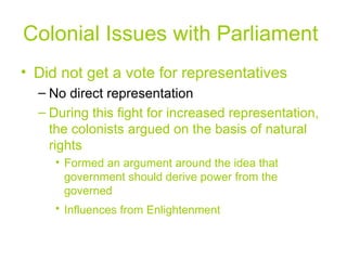 Lesson 1 Taxation without Representation | PPT