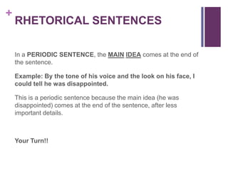 Periodic Sentence Examples