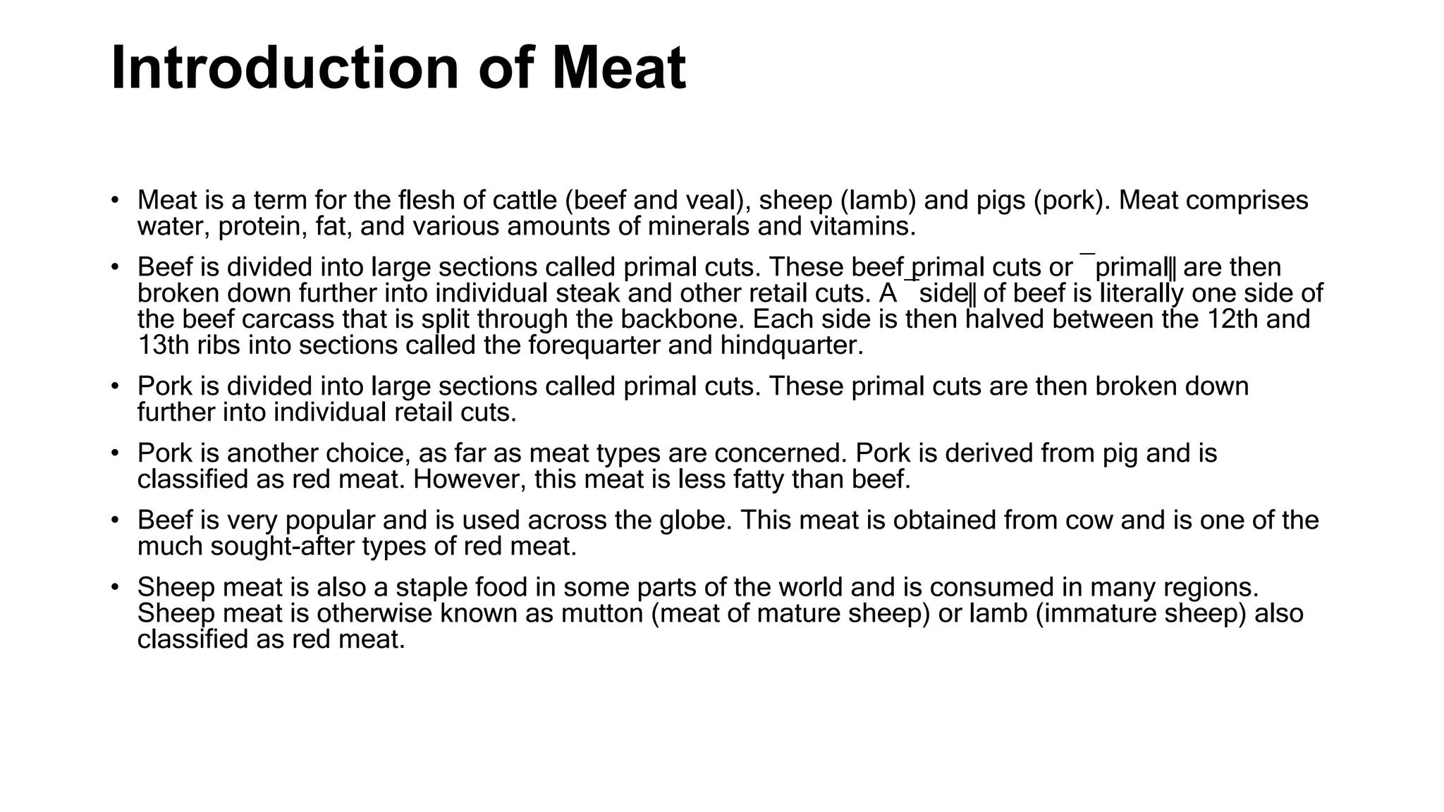 LESSON 1 PREPARE AND COOKING MEAT GRADE 10 | PPTX