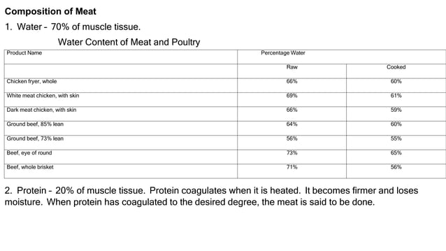 LESSON 1 PREPARE AND COOKING MEAT GRADE 10 | PPTX | Vegetarian Diets ...