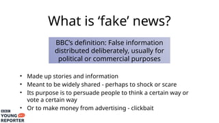 Lesson_1_presentation real news vc fake news | PPTX