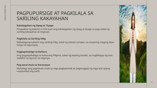 Pagpapalalim ng Kamalayan sa Sarili Batay sa mga Pagpapahalaga | PPTX