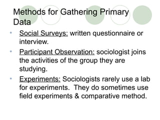 AS Primary & Secondary Data | PPT