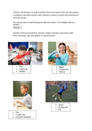 Lesson 1 primary level passed | DOCX