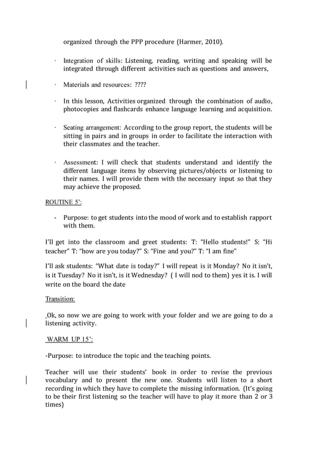 Lesson 1 primary level passed | PDF