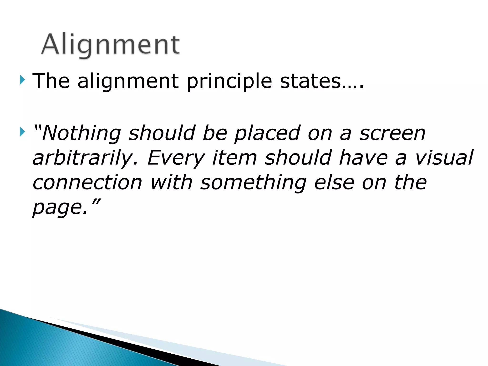 Lesson 1 Proximity And Alignment | PPT
