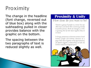 Lesson 1 Proximity And Alignment | PPT