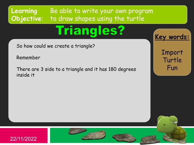 Lesson_1_Python_Turtle.pptx | Reptiles | Pets
