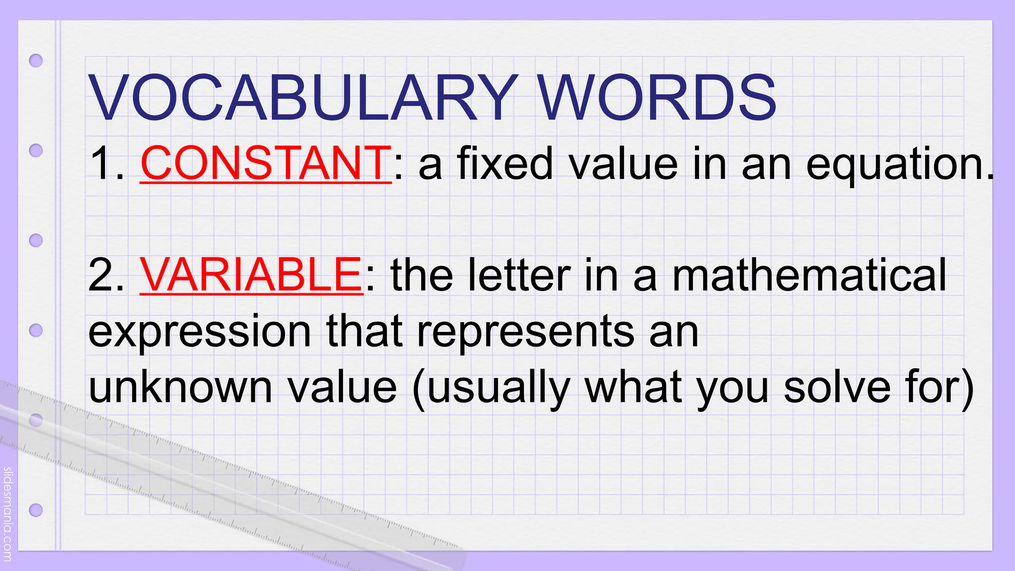 LESSON 1_QUADRATIC EQUATION.pOWERPOINT PRESENTATION | PPTX