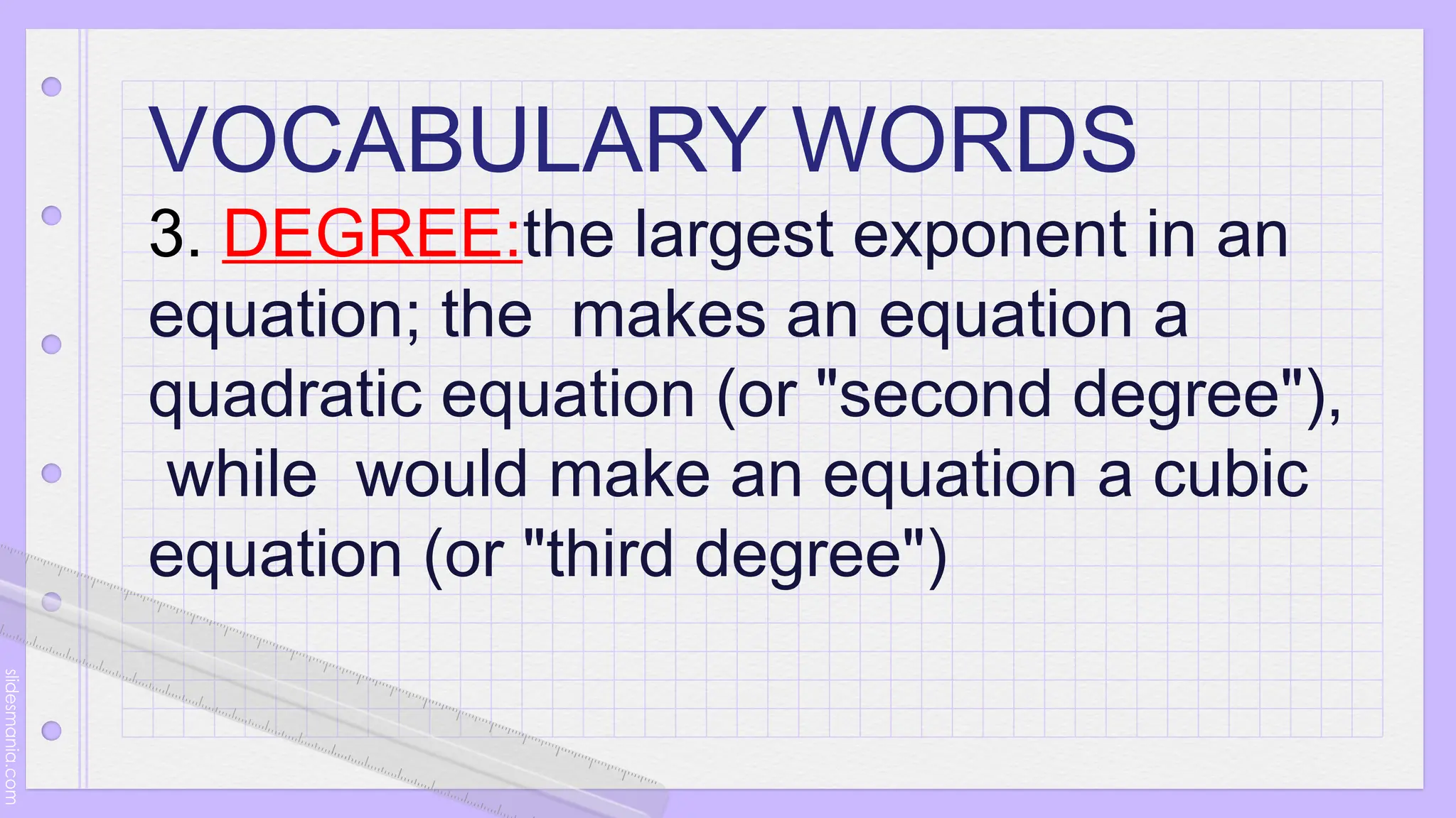 LESSON 1_QUADRATIC EQUATION.pOWERPOINT PRESENTATION | PPTX