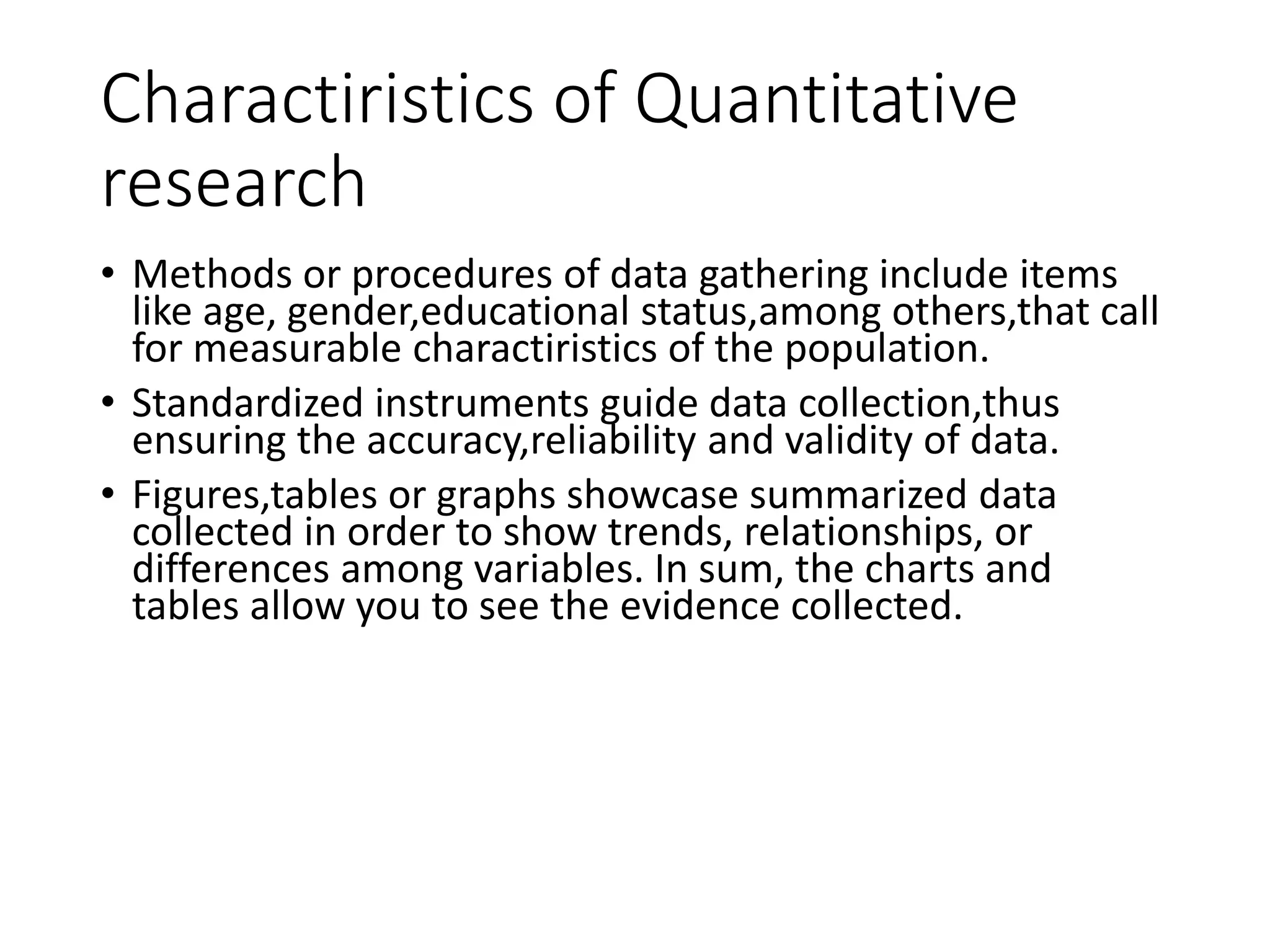 Lesson 1 introduction to quantitative research | PPTX