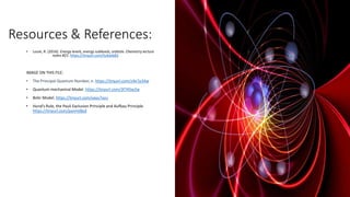 Lesson #1 quantum mechanical model | PPTX