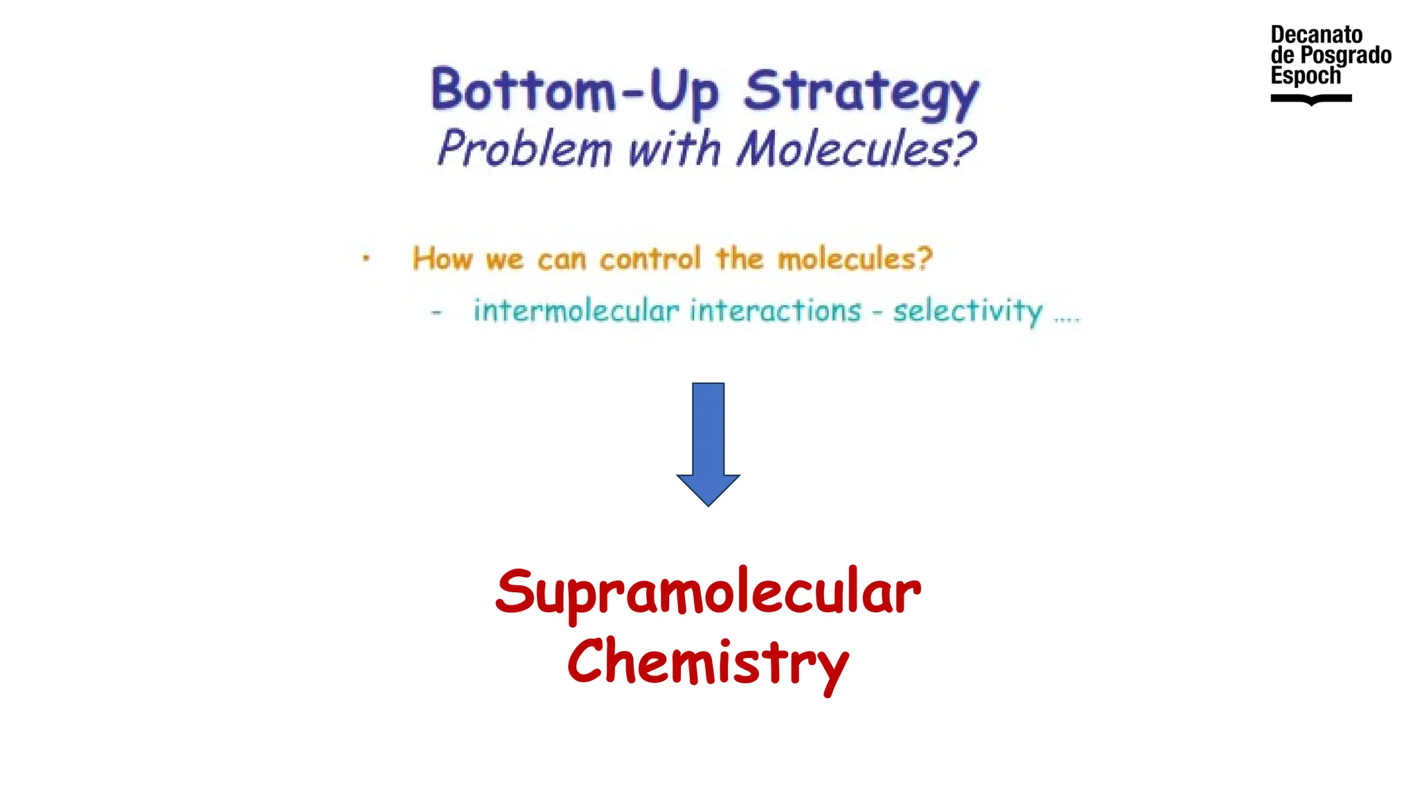 Lesson 1 Química Supramolecular Introducction | PPT