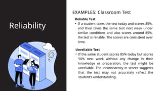 LESSON 1 RELIABILITY AND VALIDITY for Statech12 | PPTX