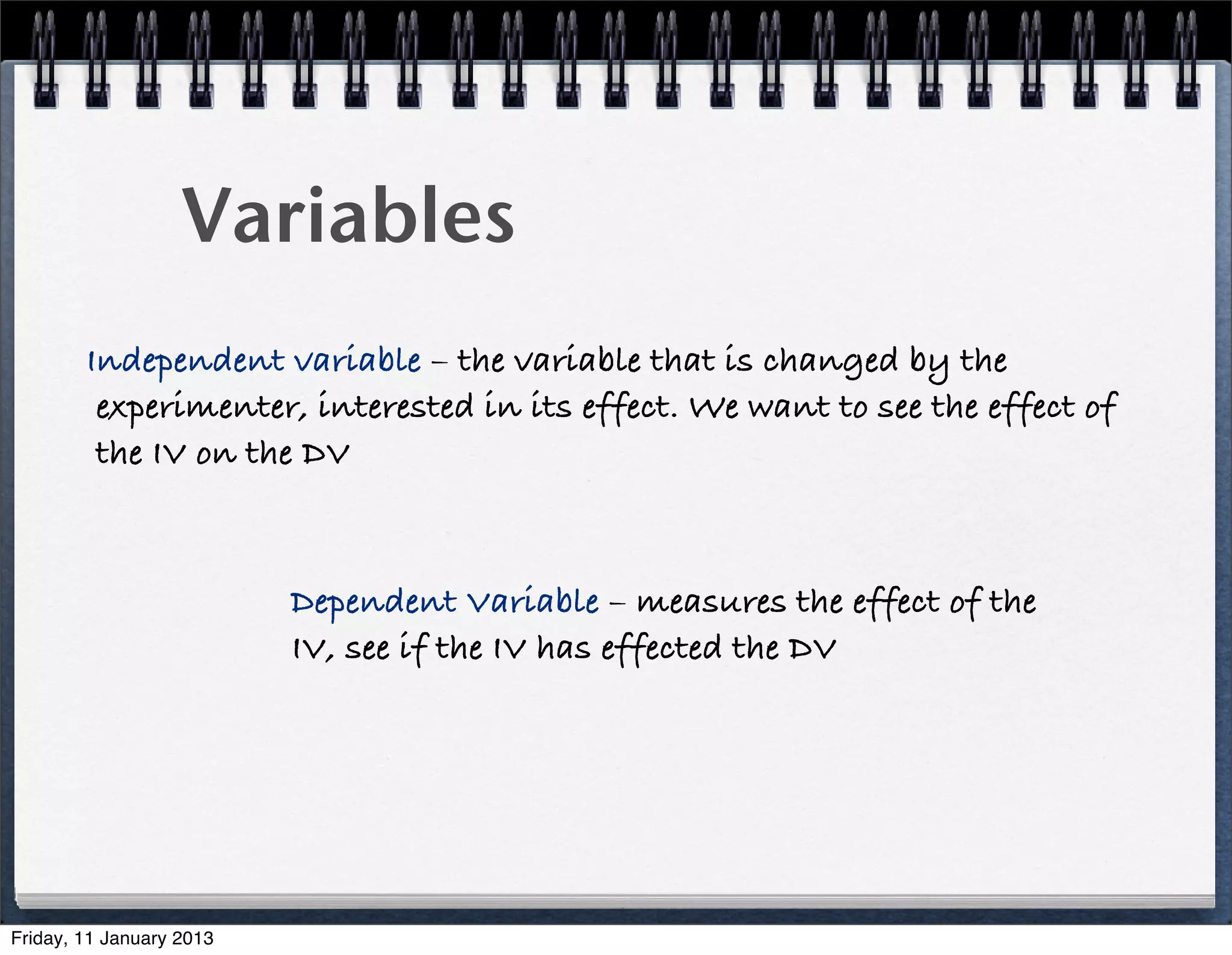 Lesson 1 research methods (variables & hypothesis) | PDF