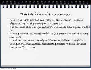 Lesson 1 research methods (variables & hypothesis) | PDF