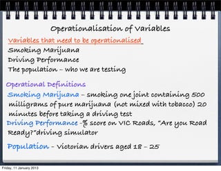 Lesson 1 research methods (variables & hypothesis) | PDF