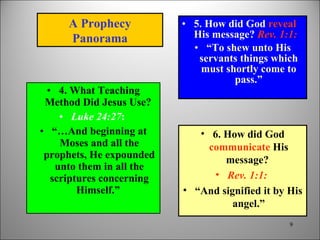 Lesson 1 Revelation Seminars A Bible Prophecy Adventure | PPT