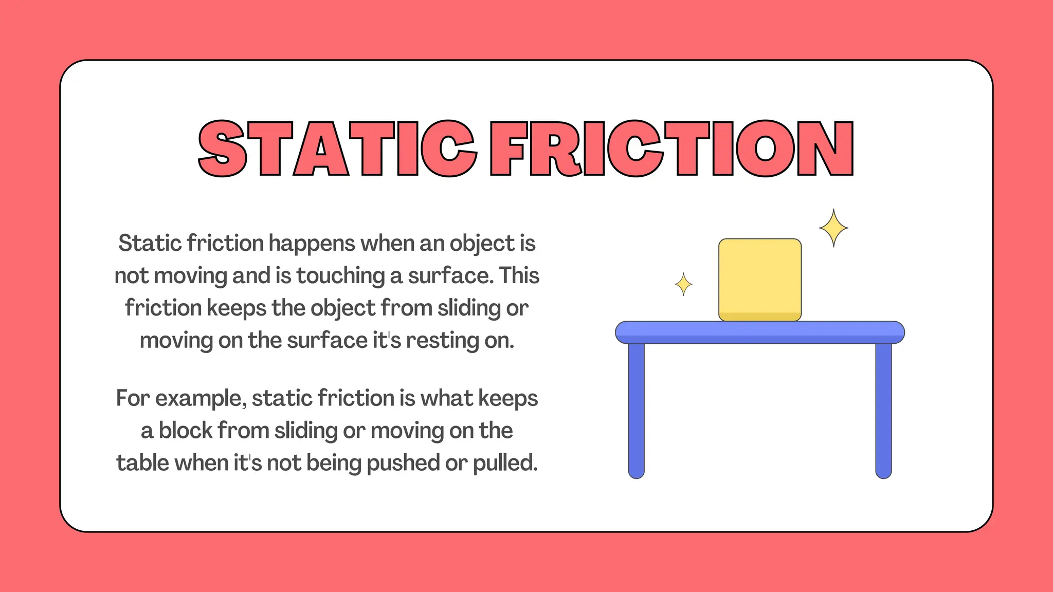 Lesson 1: Force, Motion, Friction (Science) | PPT