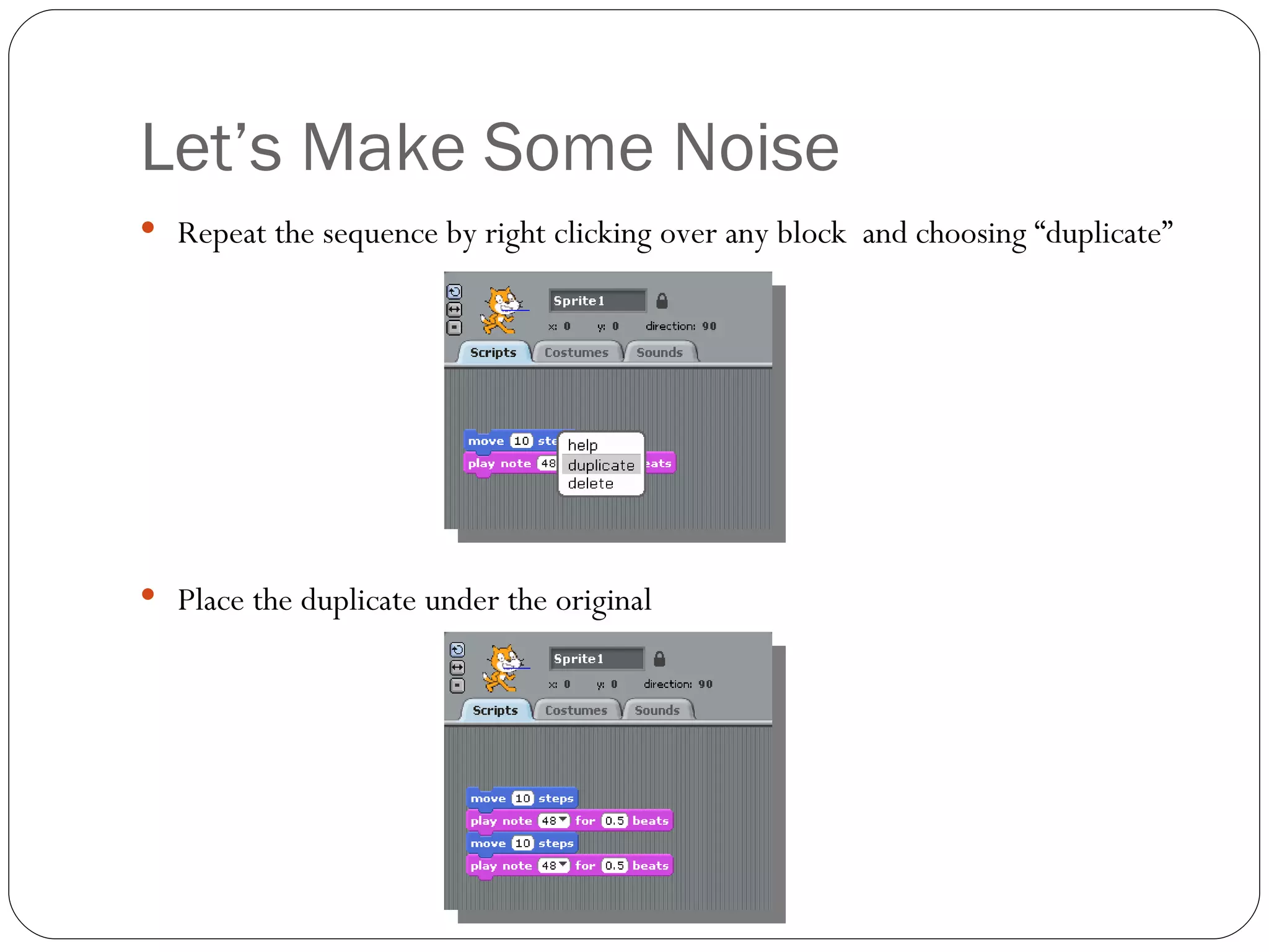 Scratch Lesson 1 – Basics | PPT