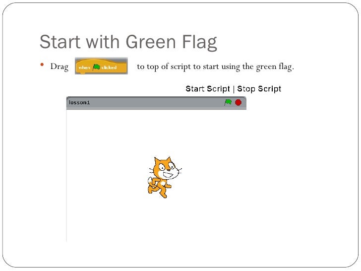 Scratch Lesson 1 – Basics