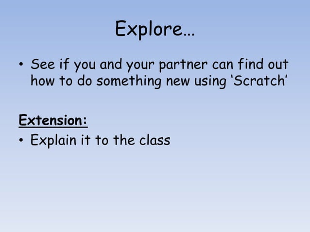 Lesson 1: Scratch Computer Programming