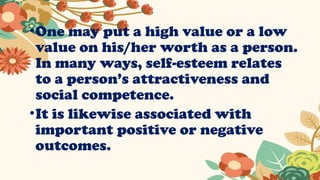 Lesson 1 Self Concept (Discovering oneself) | PPT