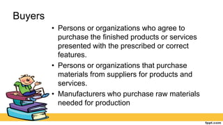 Lesson 1 sellers and buyers | PPTX