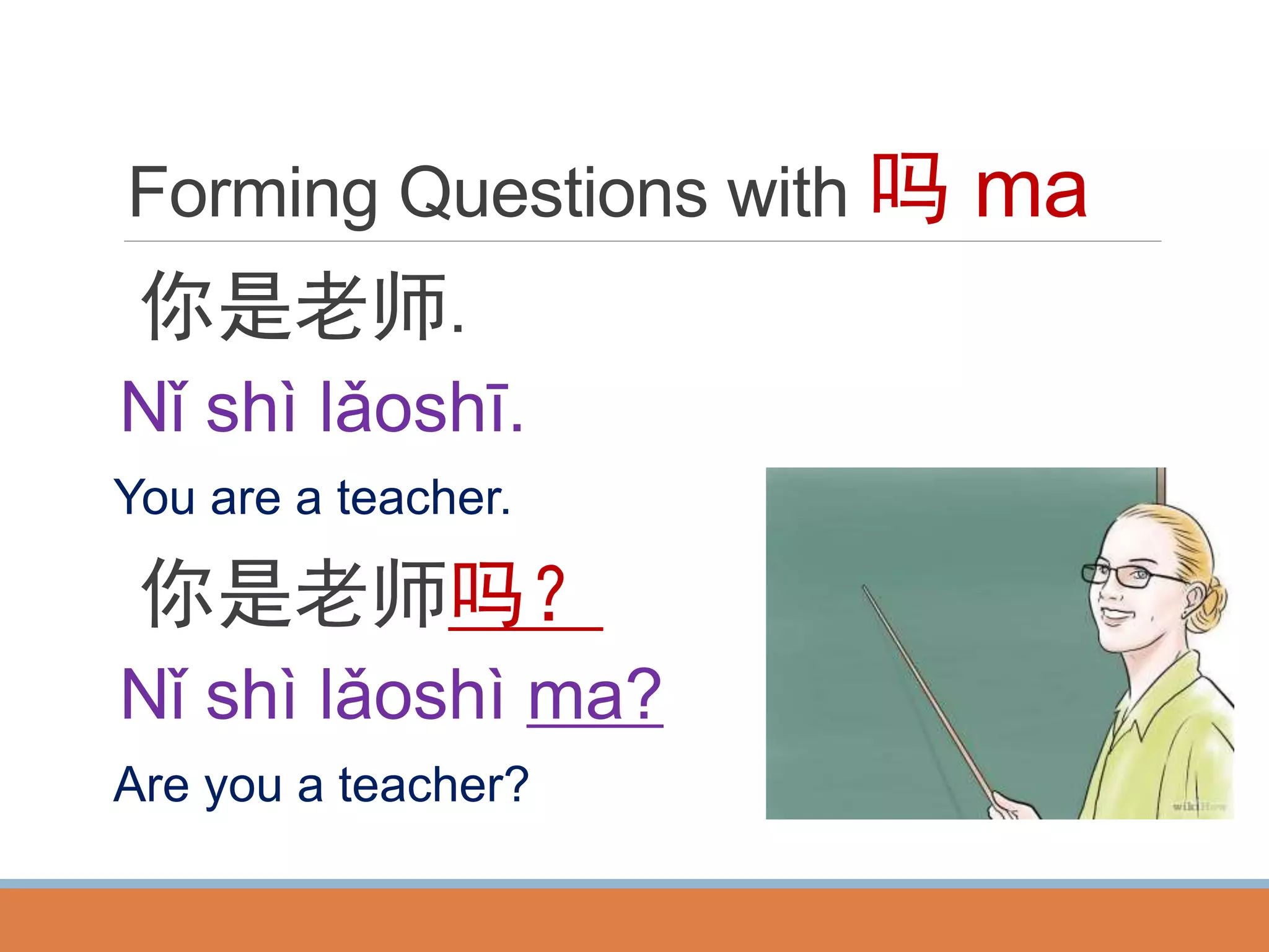 Chinese Link Lesson 1 sentence patterns | PPTX