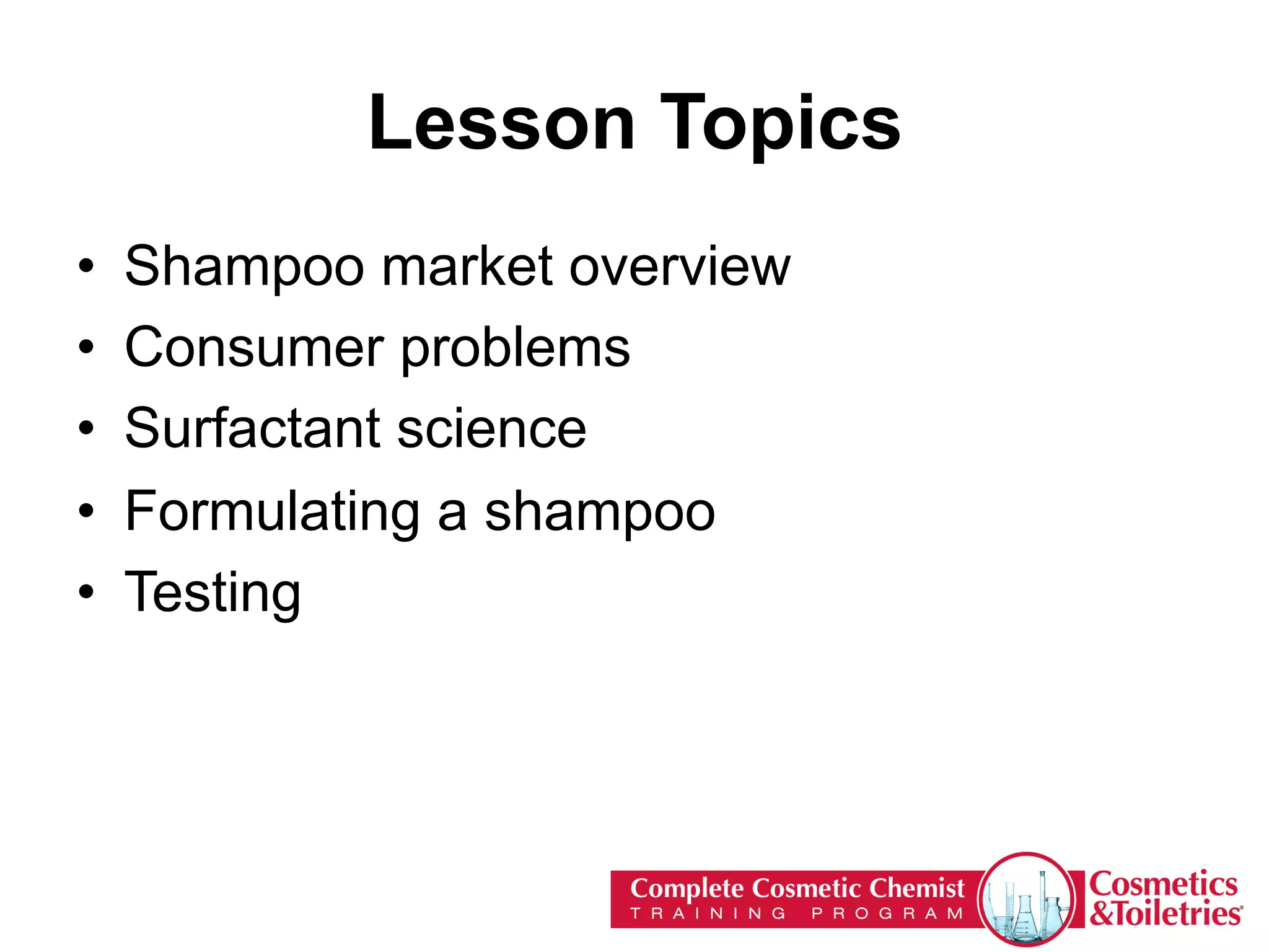 Lesson 1 shampoo | PDF | Hair Care | Beauty