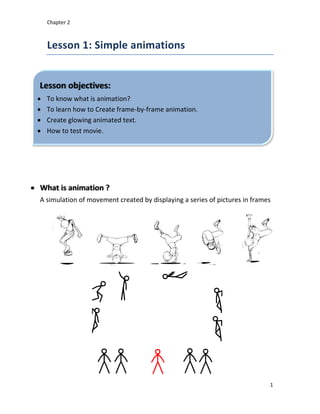 Adobe Flash CS4 - Simple animations | PDF