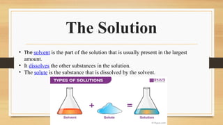 Lesson 1 solution and mixtures it describe also oure substances and ...