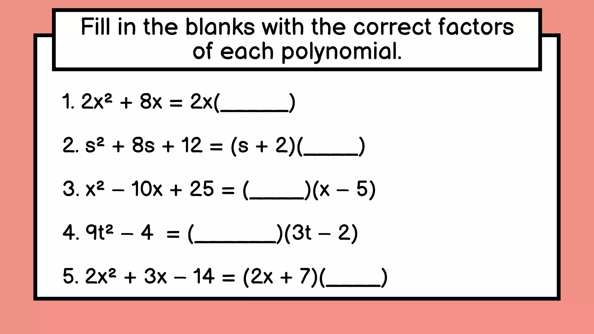 Lesson 1 Solving Quadratic Equations by Factoring.pptx | Physics | Science