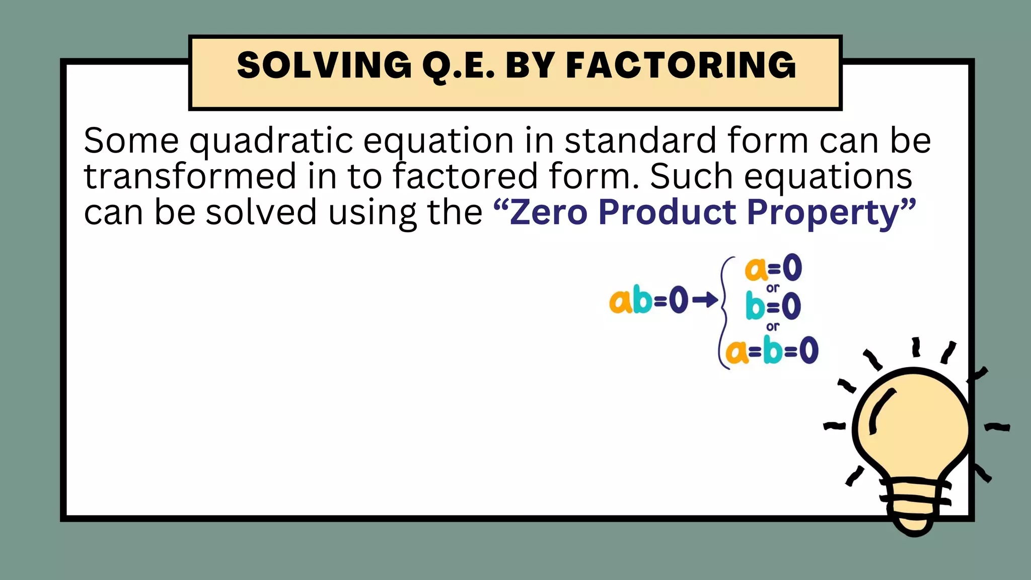 Lesson 1 Solving Quadratic Equations by Factoring.pptx