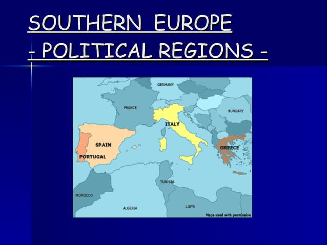 Lesson 1 southern europe 2010 macca | PPT