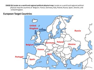Lesson 1 ss6g8 (a) geography of europe | PPTX