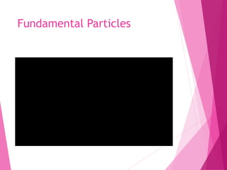 Particle Physics and Fundamental Particles | PPTX