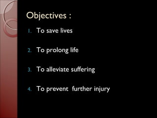 Lesson 1 (the basics of first aid) lesson 2 (survey of the scene and ...