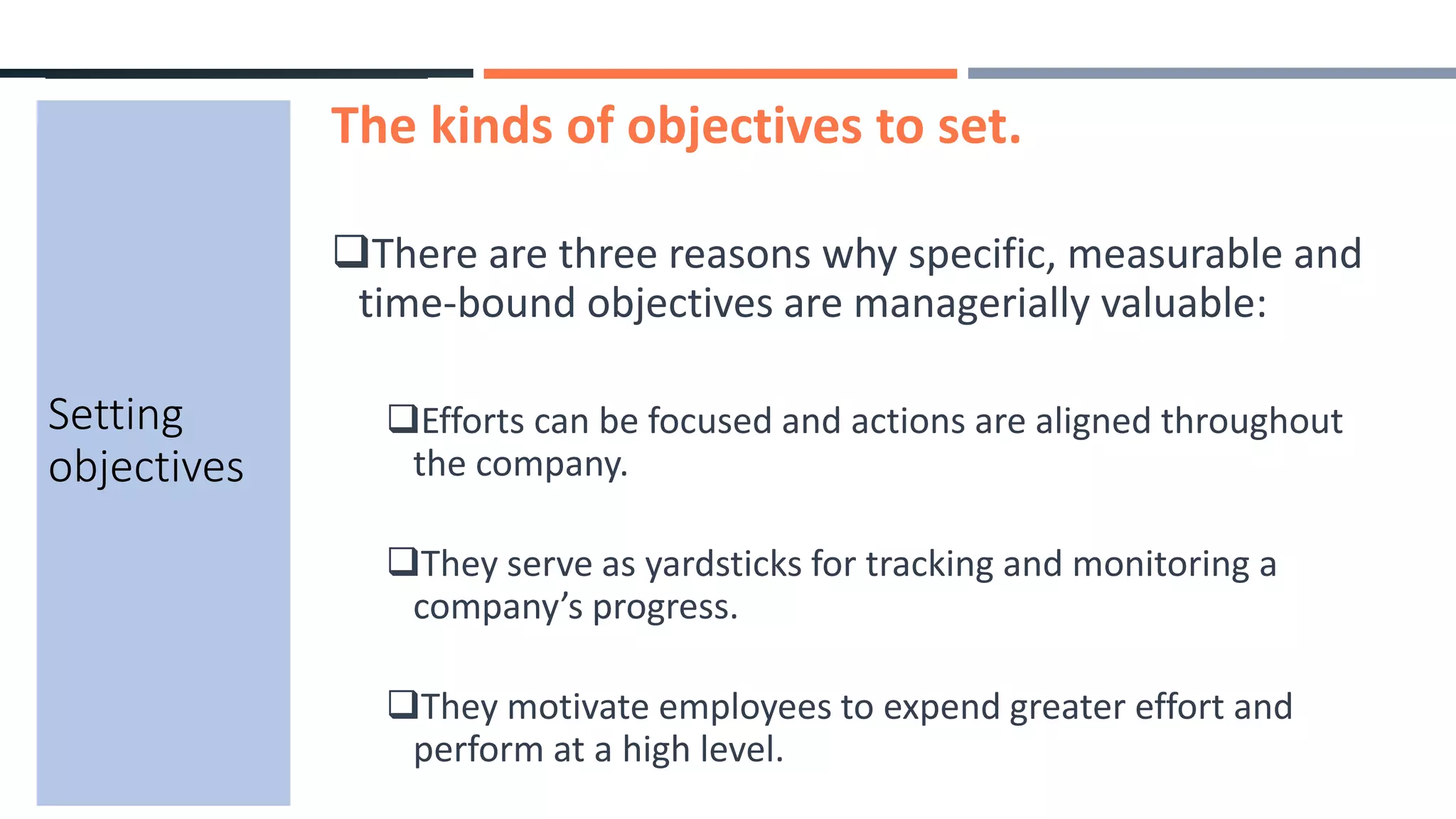 Lesson 1 the kinds of objectives to set | PPT