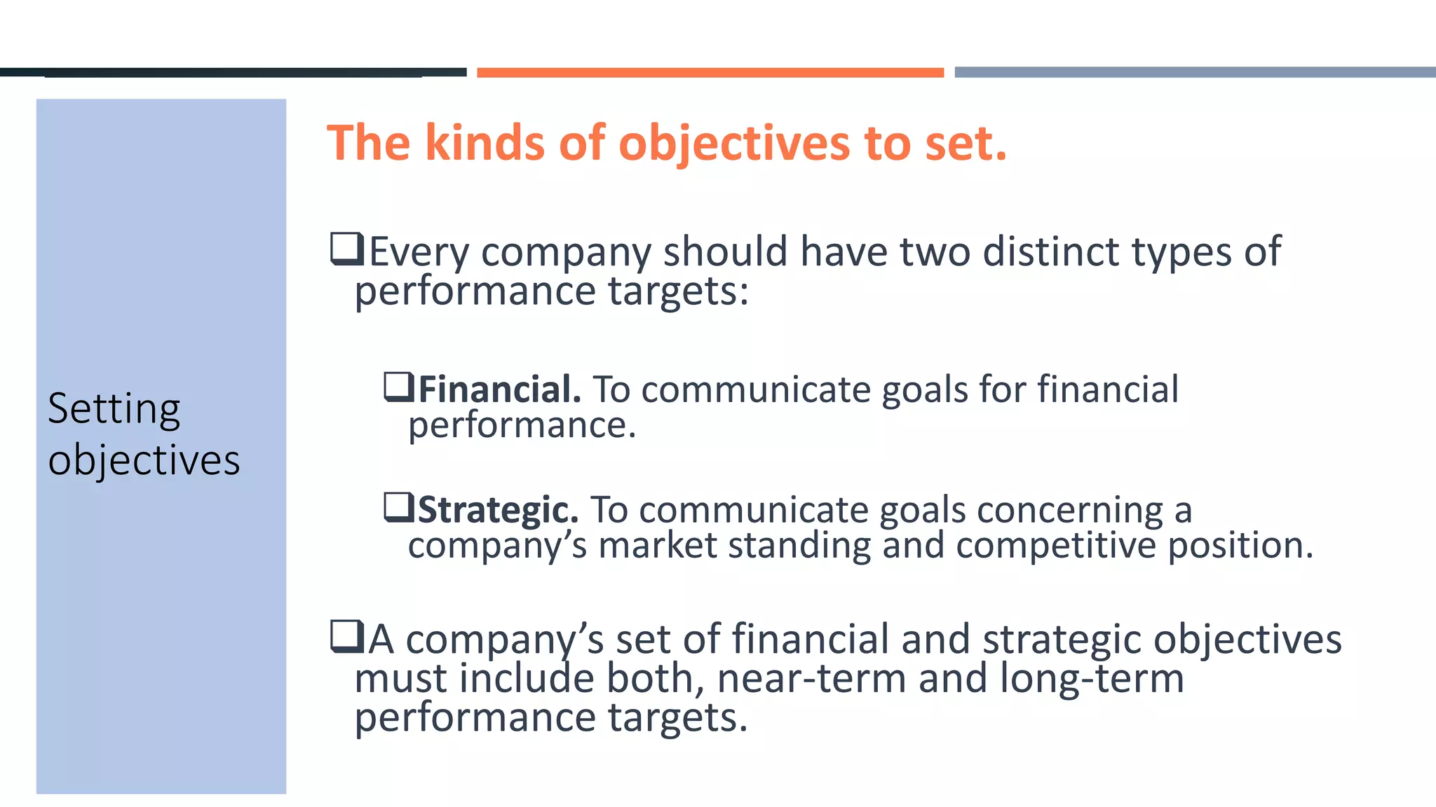 Lesson 1 the kinds of objectives to set | PPT
